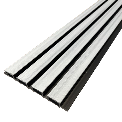Light Grey Slat Composite Cladding – 2.9m Panel