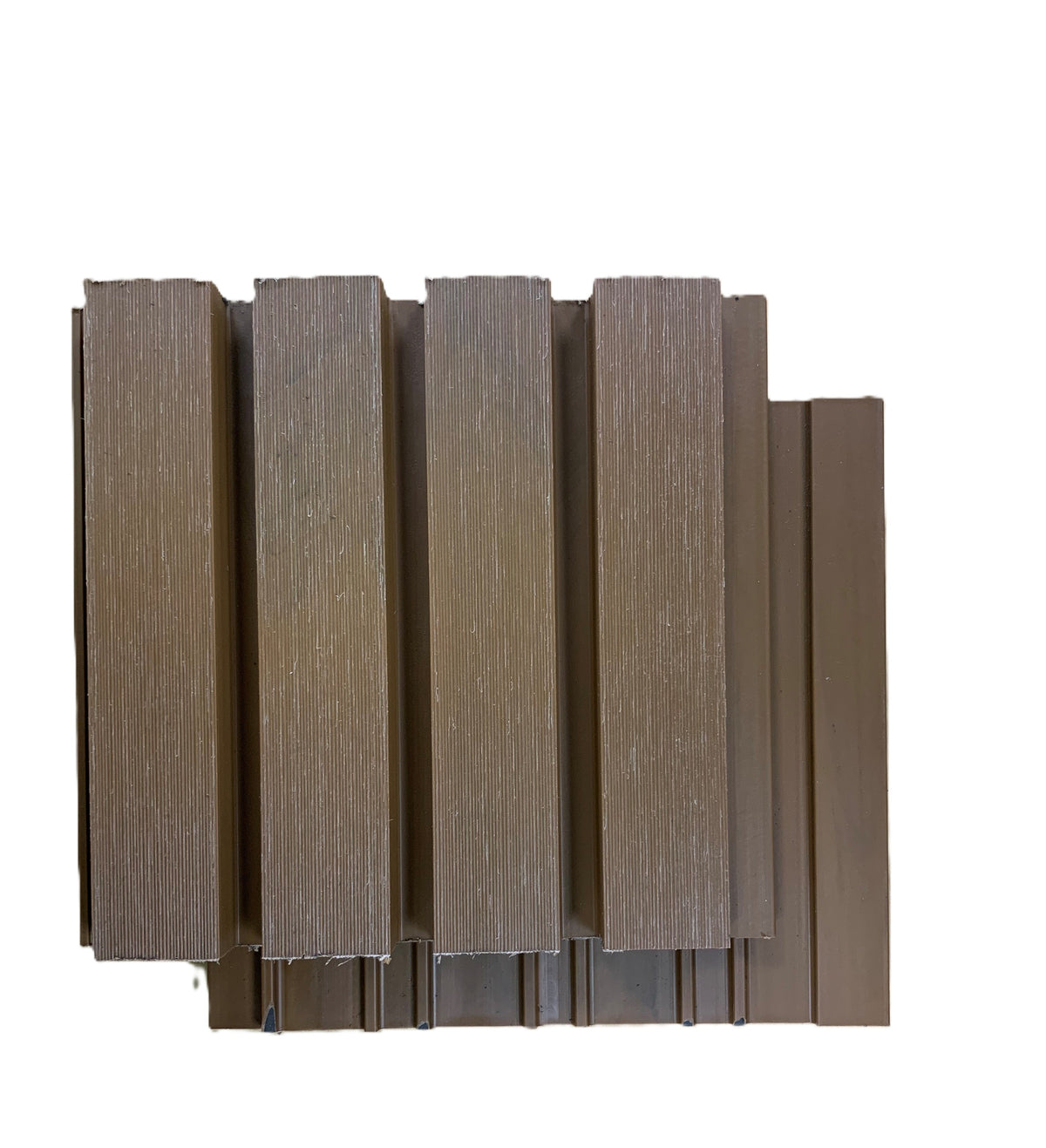 Teak Slat Composite Cladding – 2.9m Panel