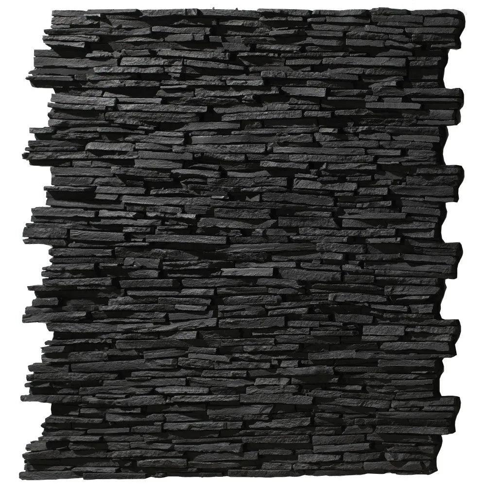 Alpes Slate Decorative Stone Wall Panels | 1.1m x 905mm x 40mm — Home ...